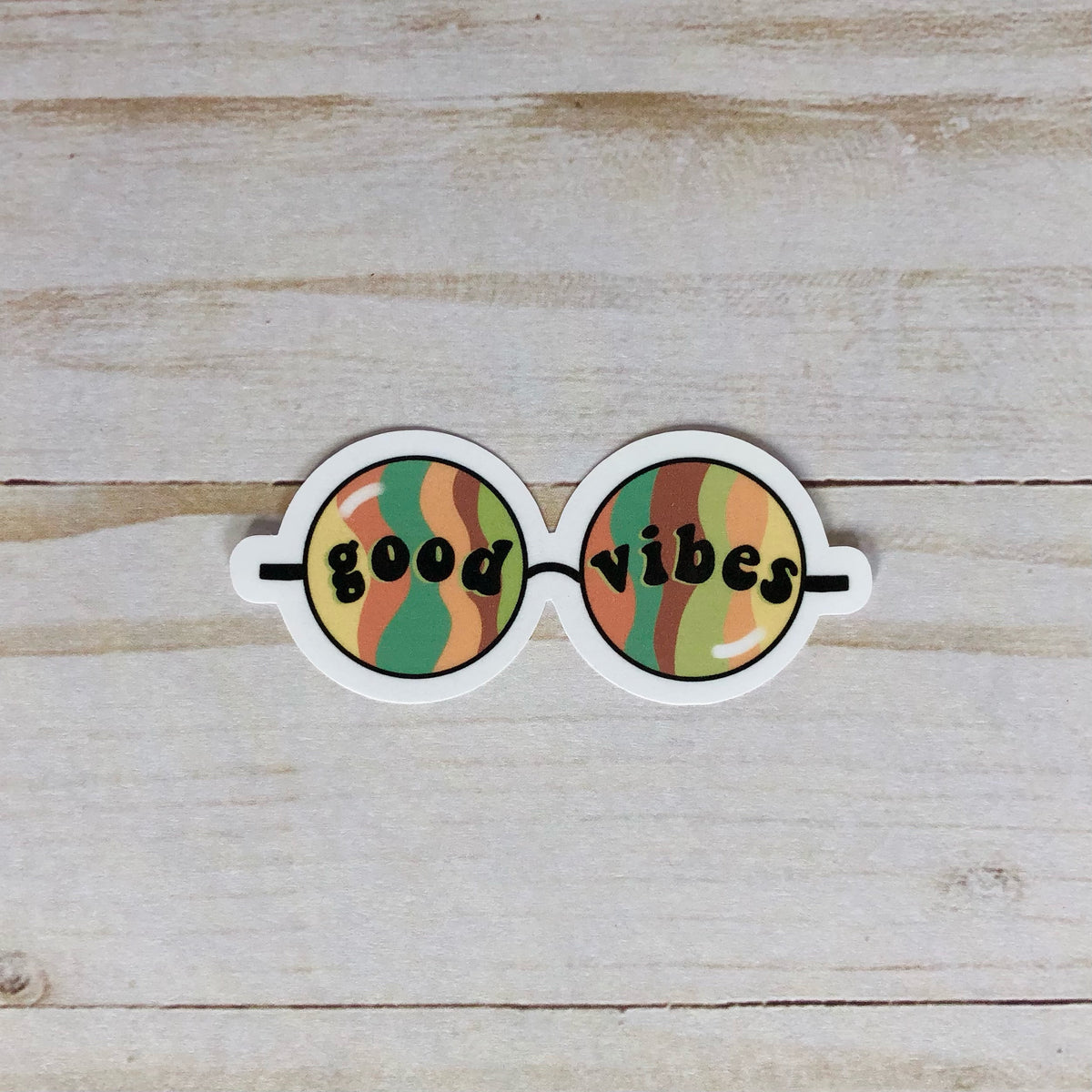 Good Vibes Glasses Sticker – Garden of Daisies